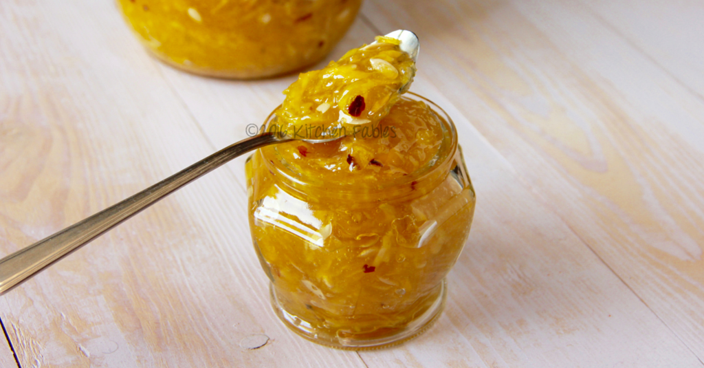 Sweet & Sour Mango Relish Recipe | Kitchen Fables