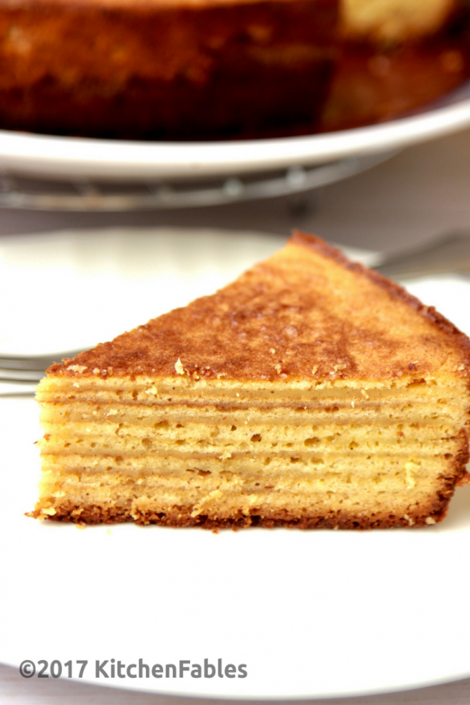 Exotic Rich Cake or Indonesian Layered Cake - KitchenFables